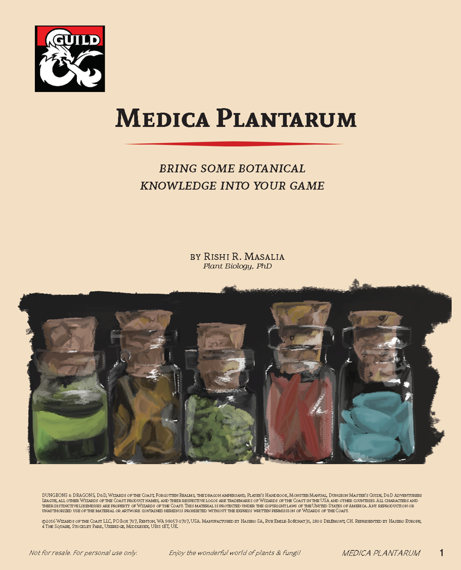 Dungeons & Dragons & Plant Science